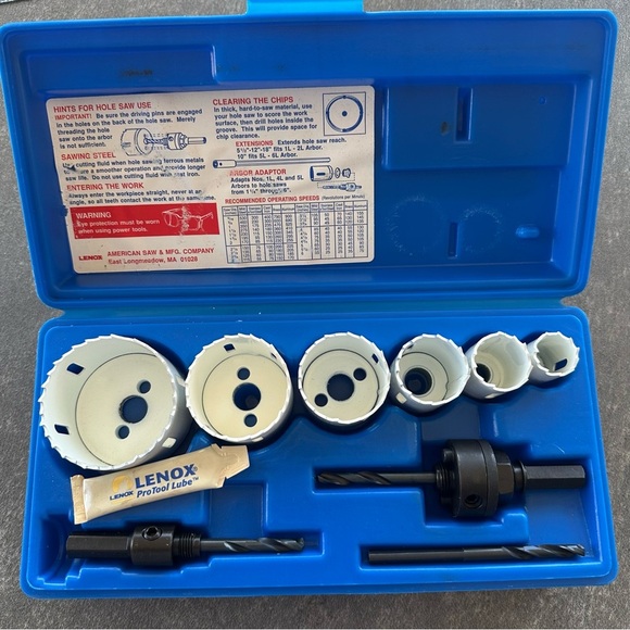 Lenox | Other | Lenox Electrician Hole Saw Kit Model 382600l | Poshmark